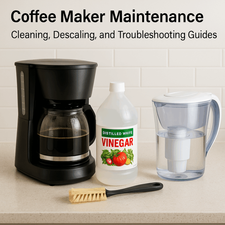 Coffee Maker Maintenance – Cleaning, Descaling, And Care